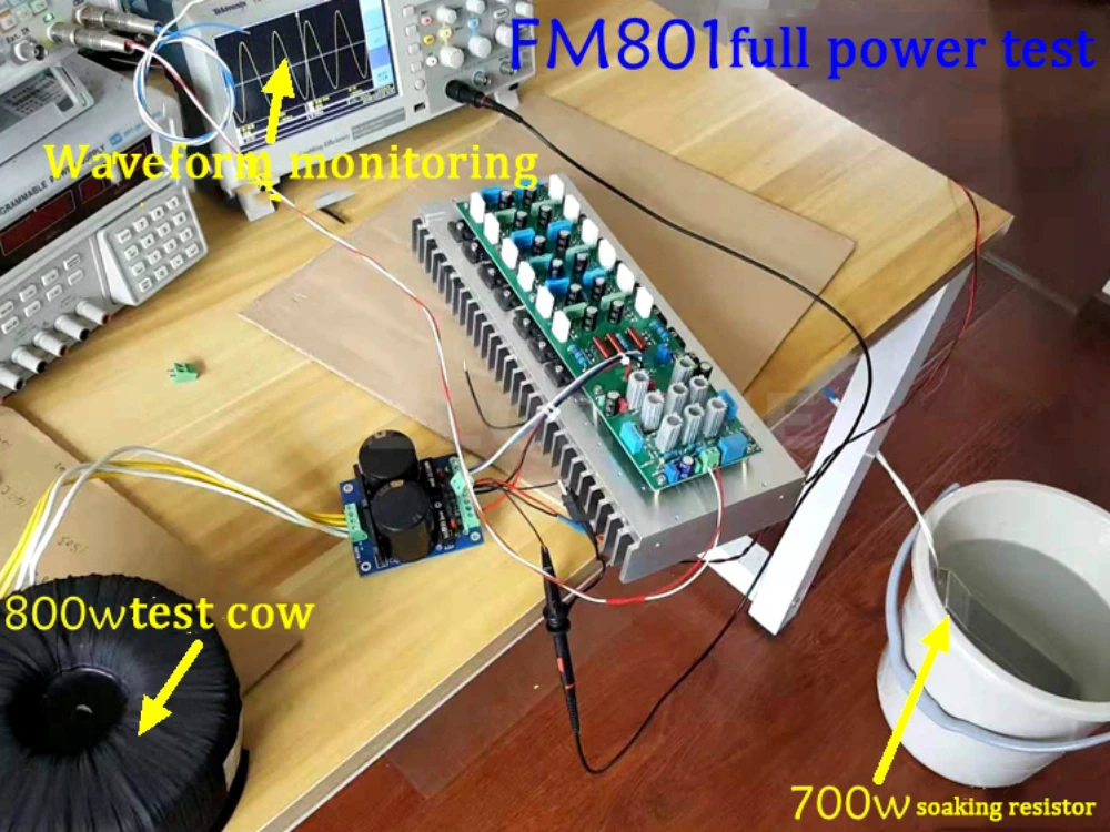 Balanced Version FM801 Circuit HiFi Audiophile Level Dual Channel Pure ...