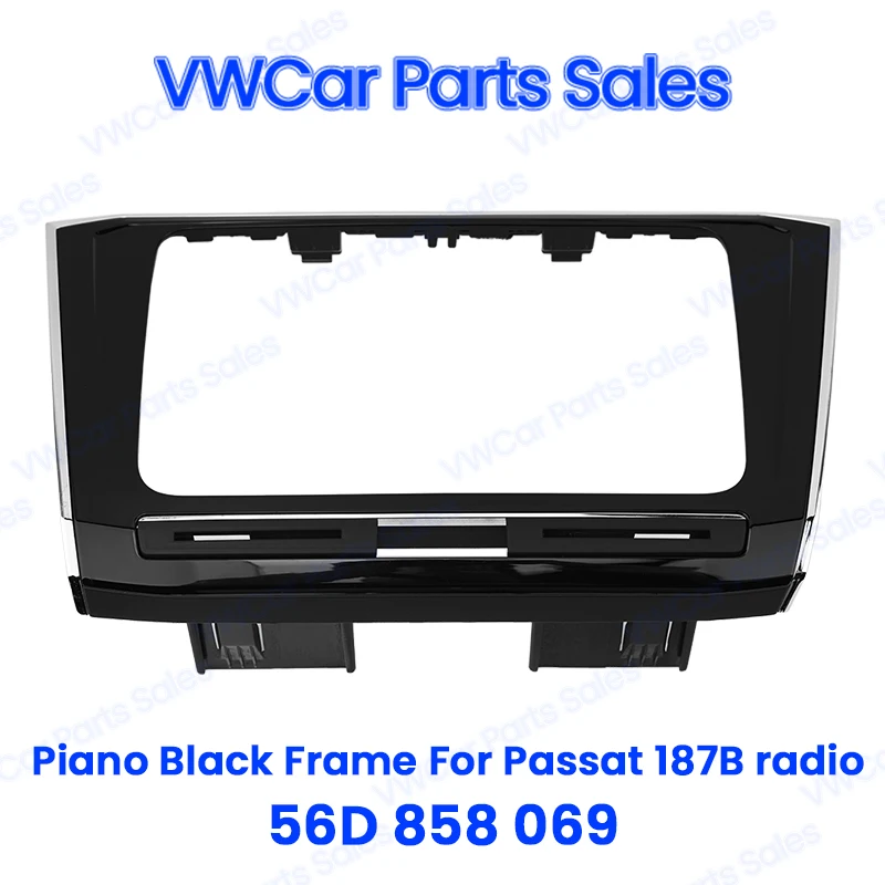 56D-858-069-for-Passat-187B-Radio-Frame-CD-Panel-ABS-Headunit-Piano ...