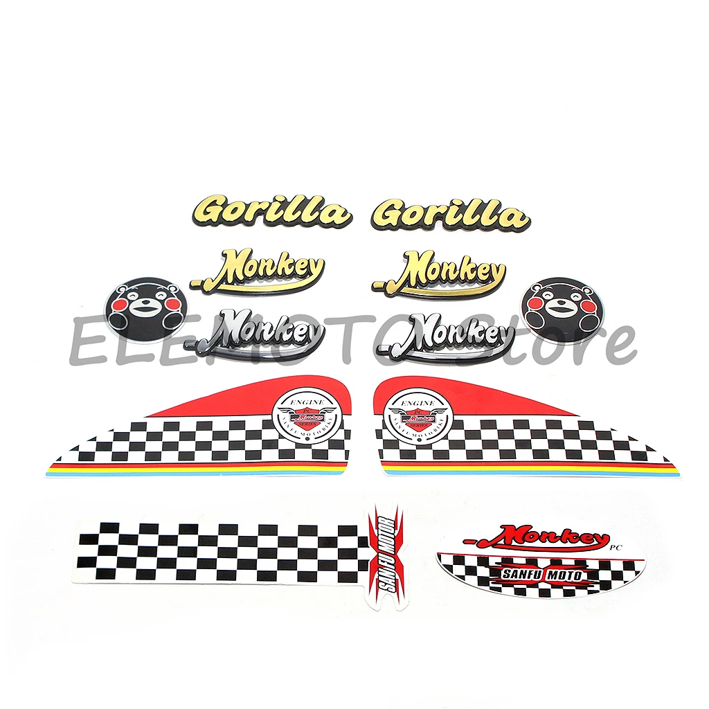 1-Pair-Motorcycle-Tank-Sticker-Stickers-Mokey-Gorilla-For-Honda-Monkey ...