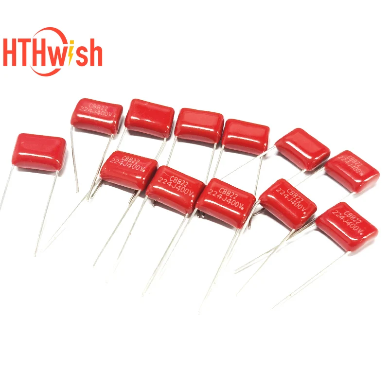 40PCS-400V-CBB-Capacitors-104J-0-1uF-100nF-224J-0-22uF-220nF-334-0-33uF ...