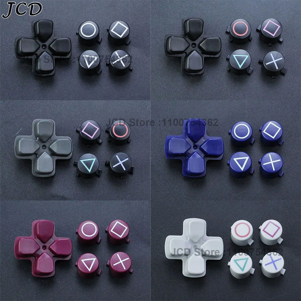 JCD-1Set-Plastic-button-For-PS4-ABXY-Buttons-Circle-Square-Triangle ...