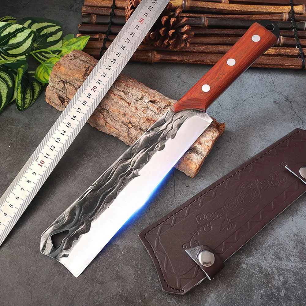Thickened Big Bone Chopping Wood Cutting Tree Knife Cleaver Cutting ...