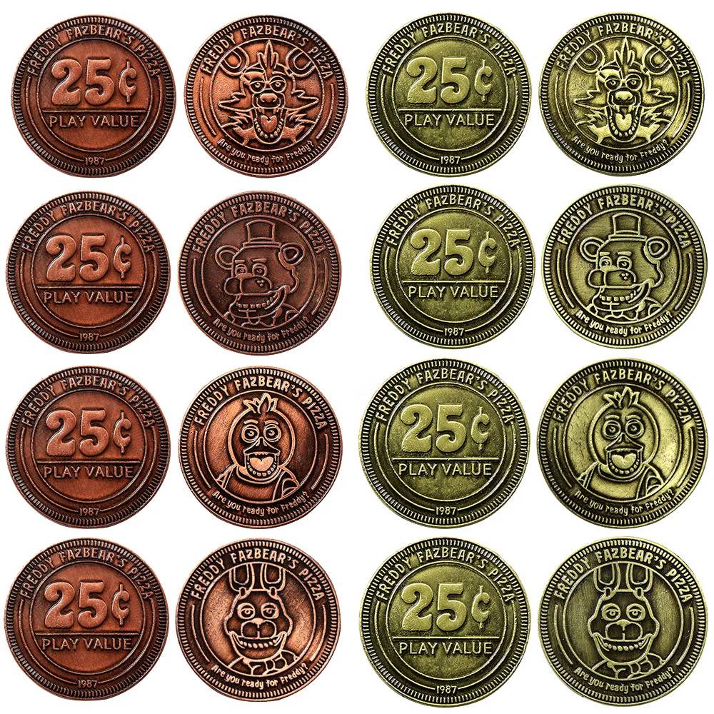 Anime-Game-FNAF-Figures-Freddy-Coin-Foxy-Bonnie-Animal-Doll-Figure ...