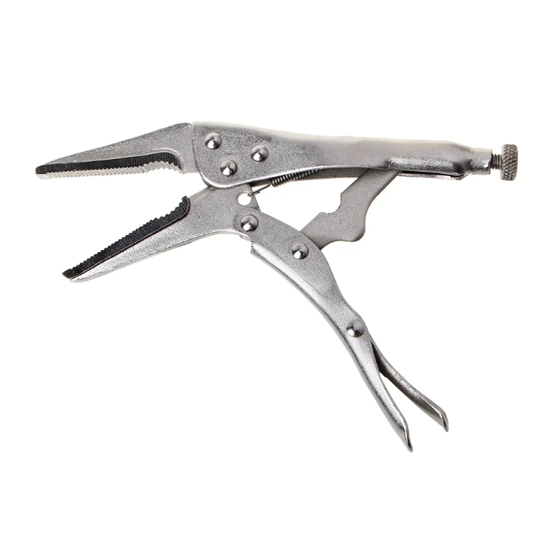 7Inch-Locking-Pliers-Long-Nose-Straight-Jaw-Lock-Vise-Grip-Clamp-Hand ...