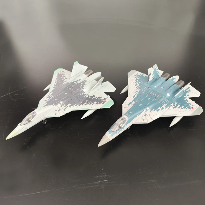 1PCS 1/72 Scale Russian Su-57 Fighter Jet Plastic Model Finished ...