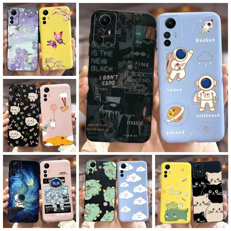 For-Xiaomi-Redmi-Note-12s-Case-Lovely-Cartoon-Painted-Cover-6-43-Soft ...