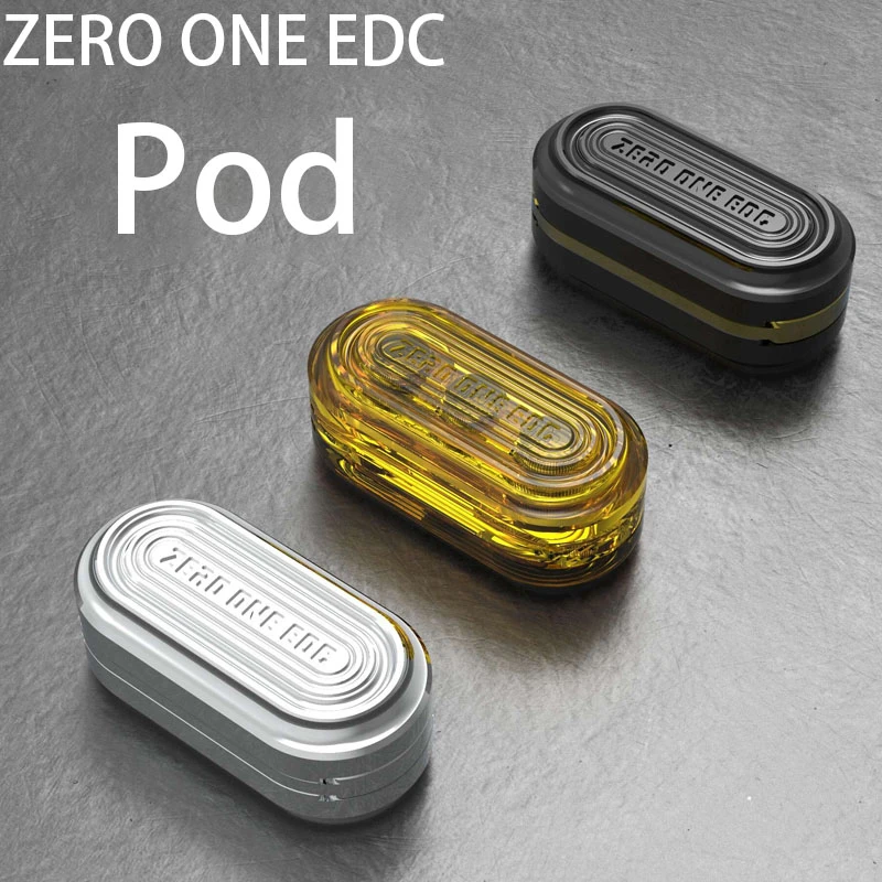 Zero One Edc O1 Mini Pod Push Slider Anti-disintegration Design Metal ...