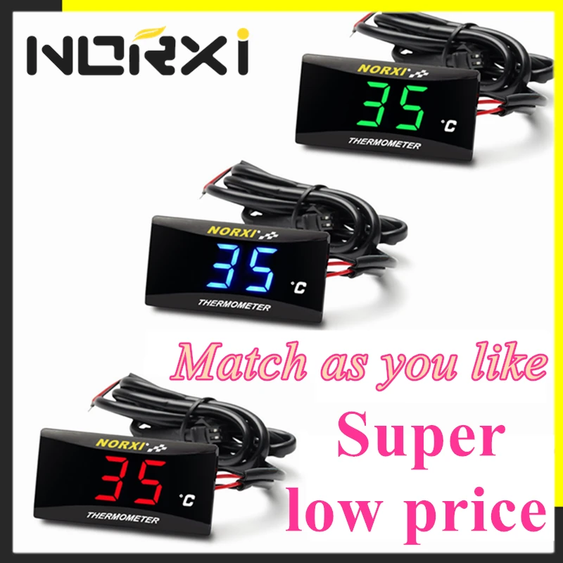 koso motorcycle thermometer Water Temperature Mini norxi Meter For XMAX250 300 NMAX CB 400 ...