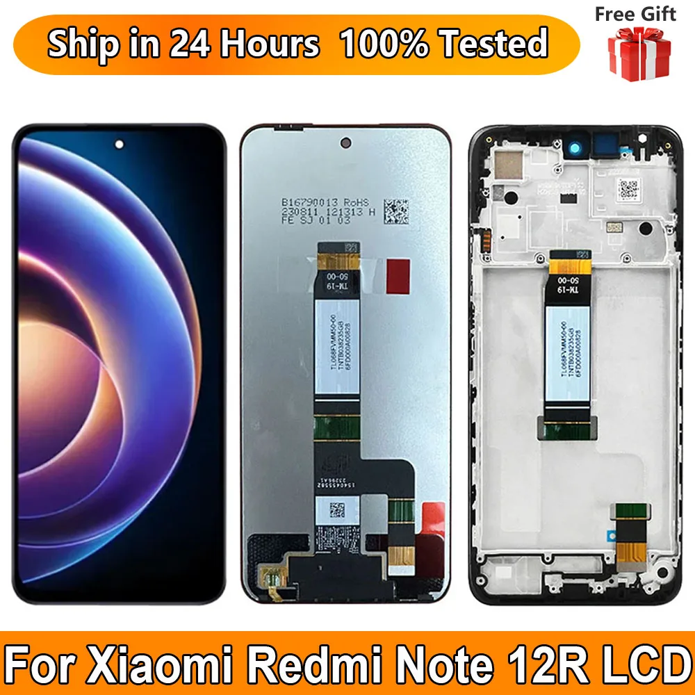 6-79-For-Xiaomi-Redmi-Note-12R-23076RA4BC-LCD-Display-with-frame-Touch ...