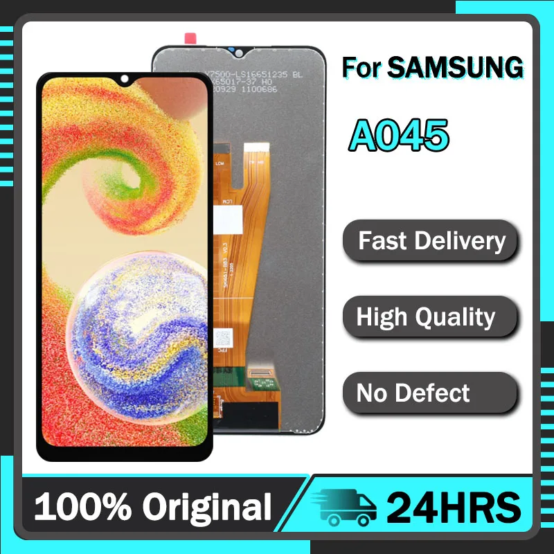 6.5'' Original For Samsung Galaxy A04 LCD Display Touch Panel Screen Digitizer Assembly For ...