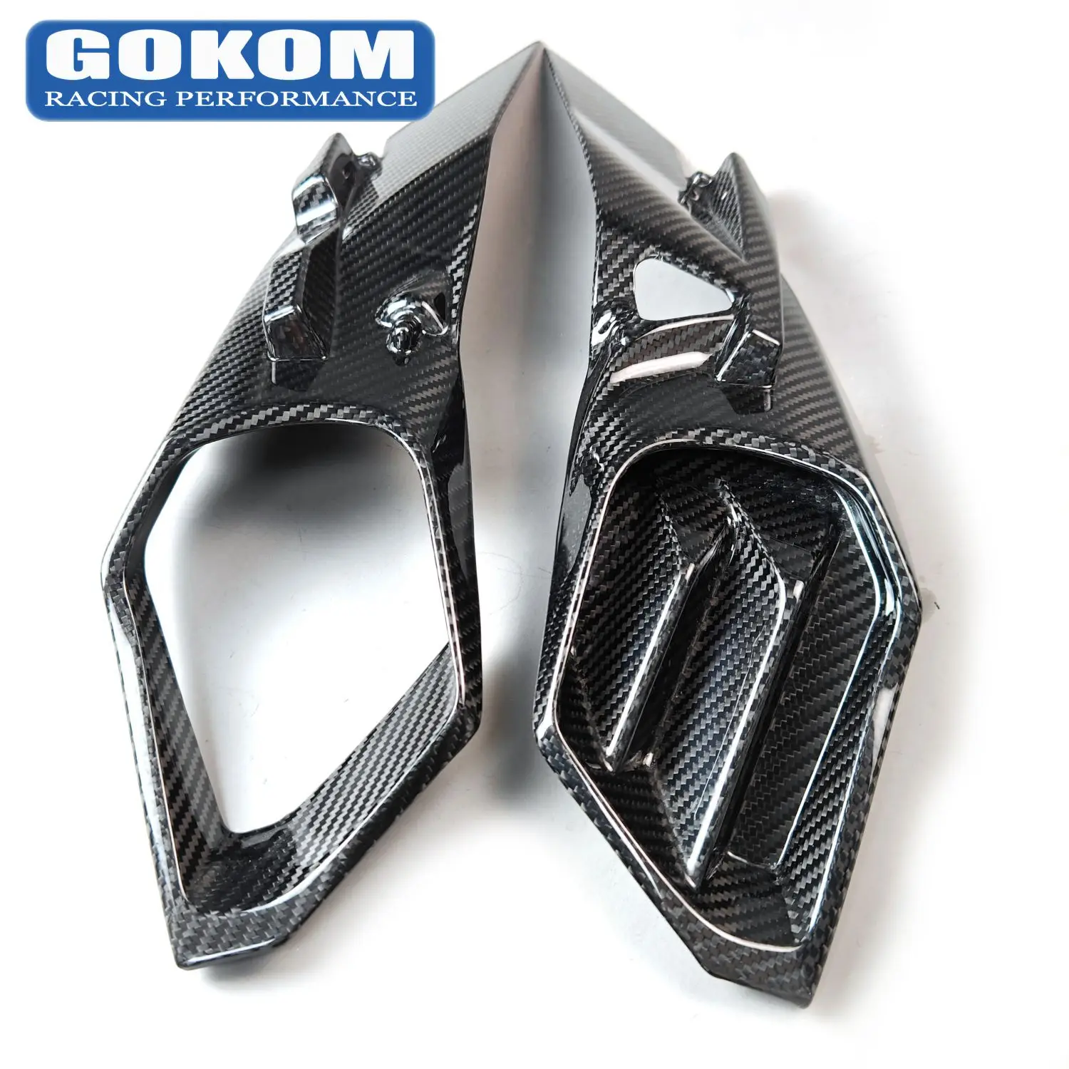 Gokom-Racing-Motorcycle-Parts-Carbon-Fiber-Upper-Front-Nose-Air-Intake ...