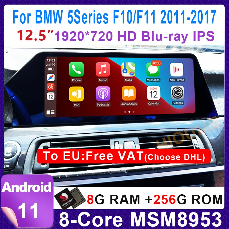 12-5-Android-11-Snapdragon-Car-Radio-Stereo-Video-Player-Autoradio-GPS ...