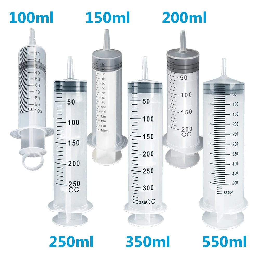 Large-Capacity-Syringes-50ml-100ml-150ml-200ml-250ml-350ml-550ml-With-1M-Hose-Plastic-Injector ...