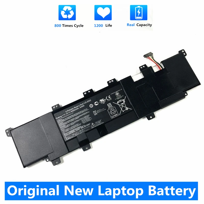 CSMHY-Original-C31-X502-C21-X502-Laptop-Battery-For-Asus-VivoBook-X502 ...