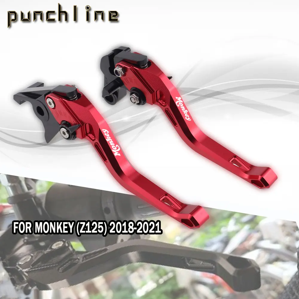 Fit-For-MONKEY-Z125-2018-2021-Short-Brake-Clutch-Levers-For-MONKEY-Z ...