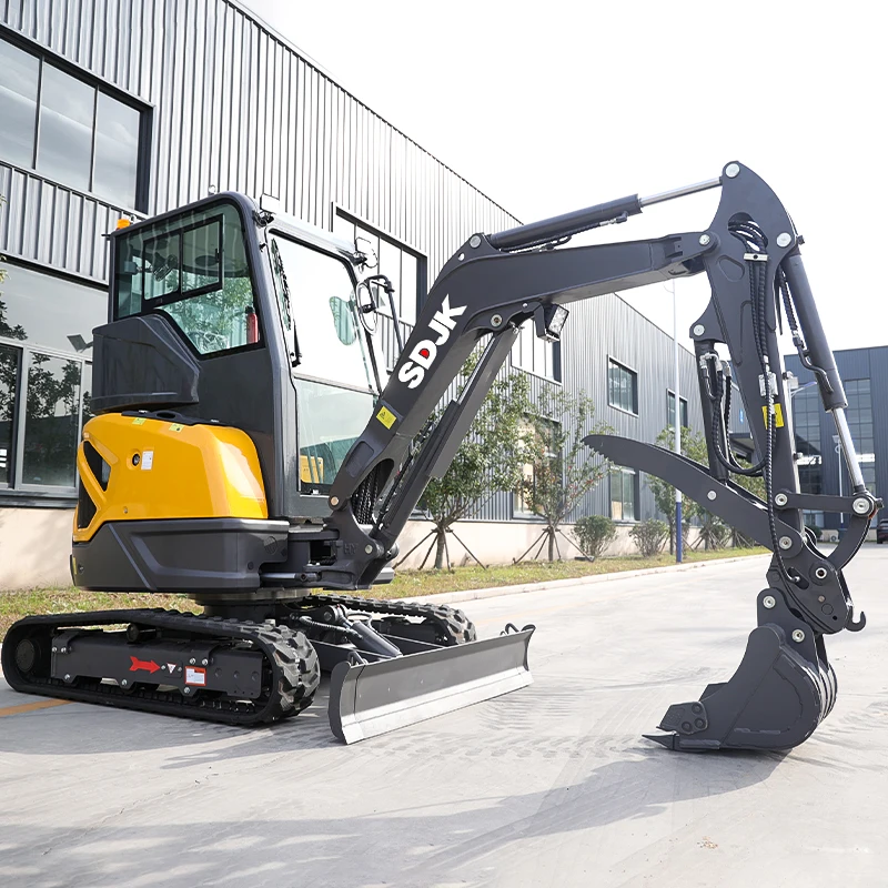 Excavadora multifuncional Miniexcavadora compacta de 1 tonelada, 1,2 ...
