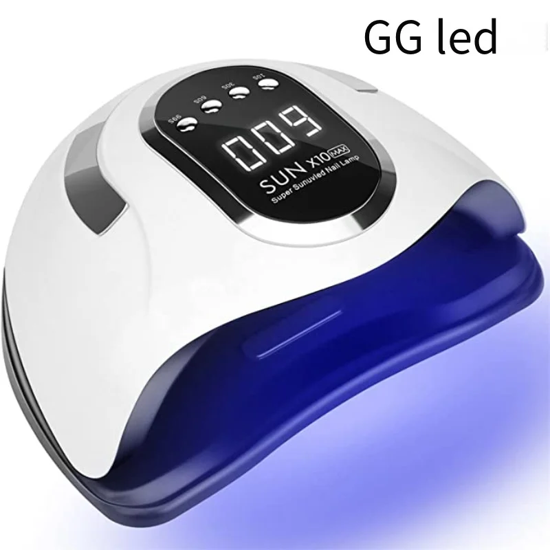 Sun X10 Max UV LED 네일 램프, 빠른 건조 젤 매니큐어 66 LED 280W 네일 건조기 전문 매니큐어 살롱 도구 ...