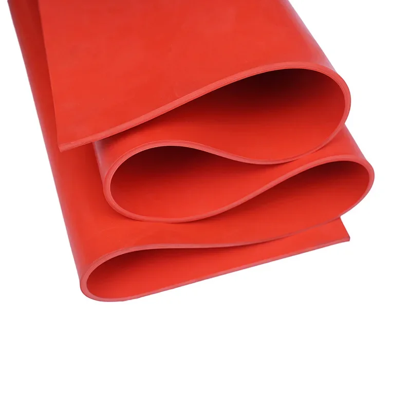 Silicone Rubber Sheet Red Black Translucent Plate Mat High Temperature ...