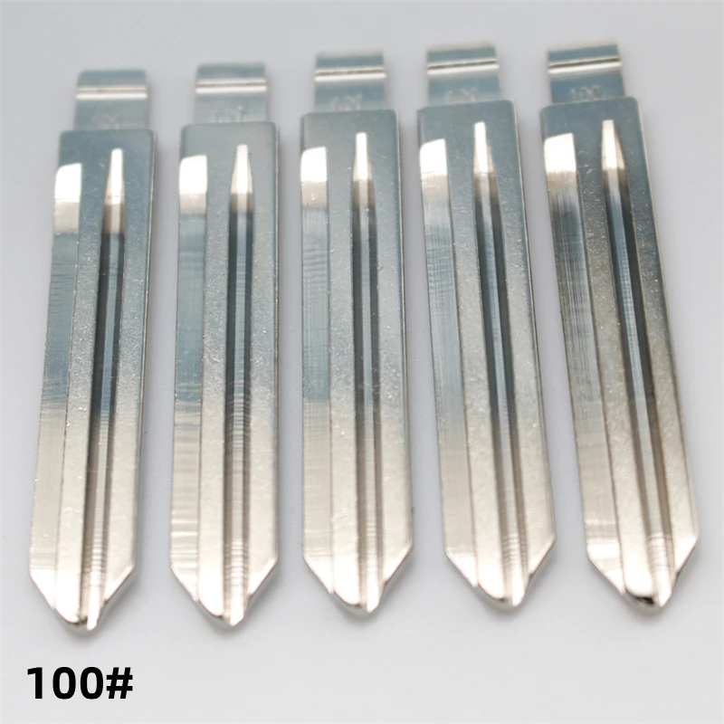 XIEAILI-50Pcs-100-Metal-Blank-Uncut-Remote-Key-Blade-For-Kia-K2-For ...