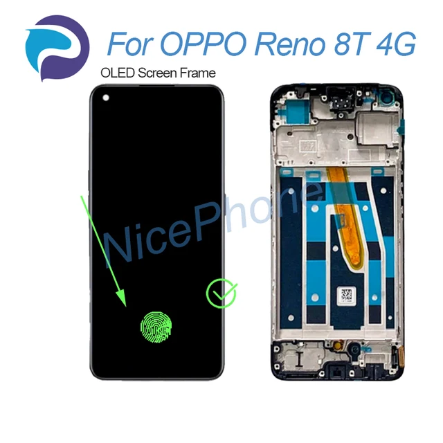 Display Oppo Reno 8t Display OLED Completo Per Oppo Reno 8T 4G CPH2481 ...