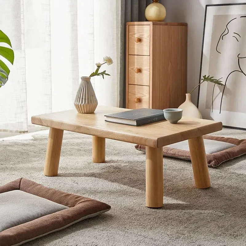 Wooden Tatami Low Tea Table Japanese Style Antique Wood Furniture ...