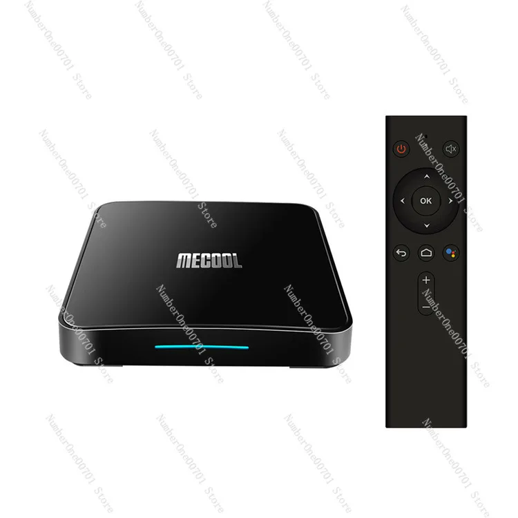 Mecool-ATV-Voz-Caixa-de-TV-Remota-Smart-Set-Top-Box-Android-9-0-Amlogic ...