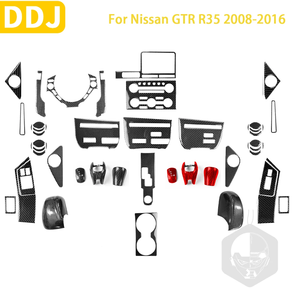 For-Nissan-GTR-R35-2008-2016-Accessories-Carbon-Fiber-Car-Interior ...