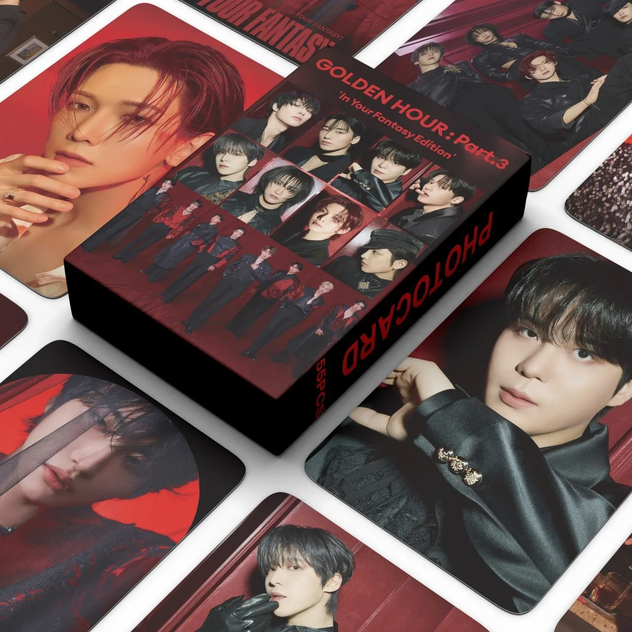 55pcs/set ATEEZ In Your Fantasy GOLDEN HOUR : Part.3 lomo Star ...