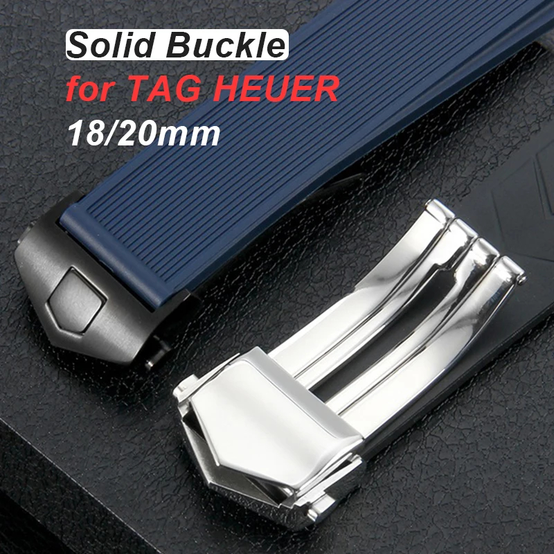 18mm-20mm-Watchband-Buckles-for-TAG-Heuer-Solid-Stainless-Steel-Folding ...