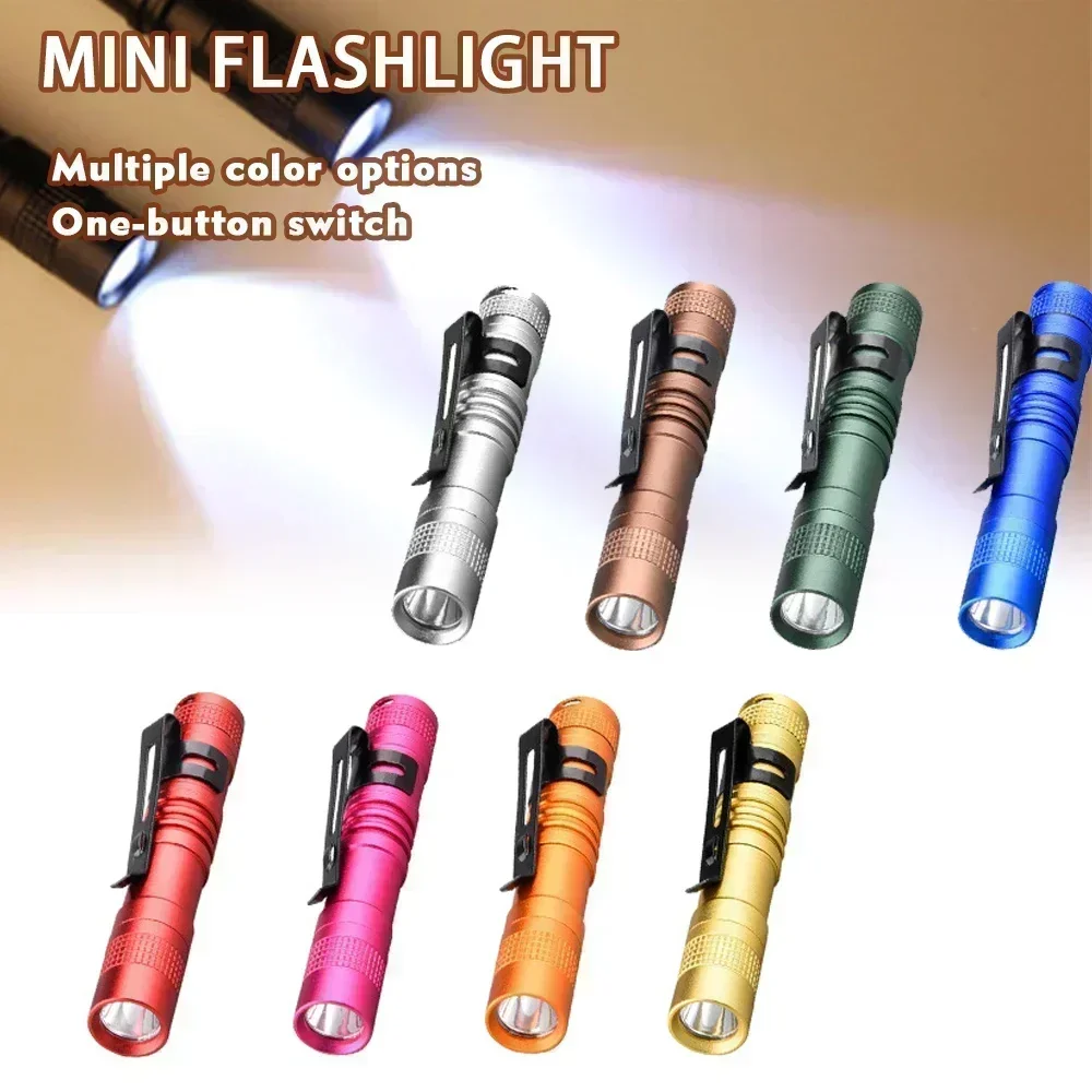 Portable-Mini-LED-Pen-Flashlight-With-Pen-Clip-Handheld-Ultra-Pocket ...