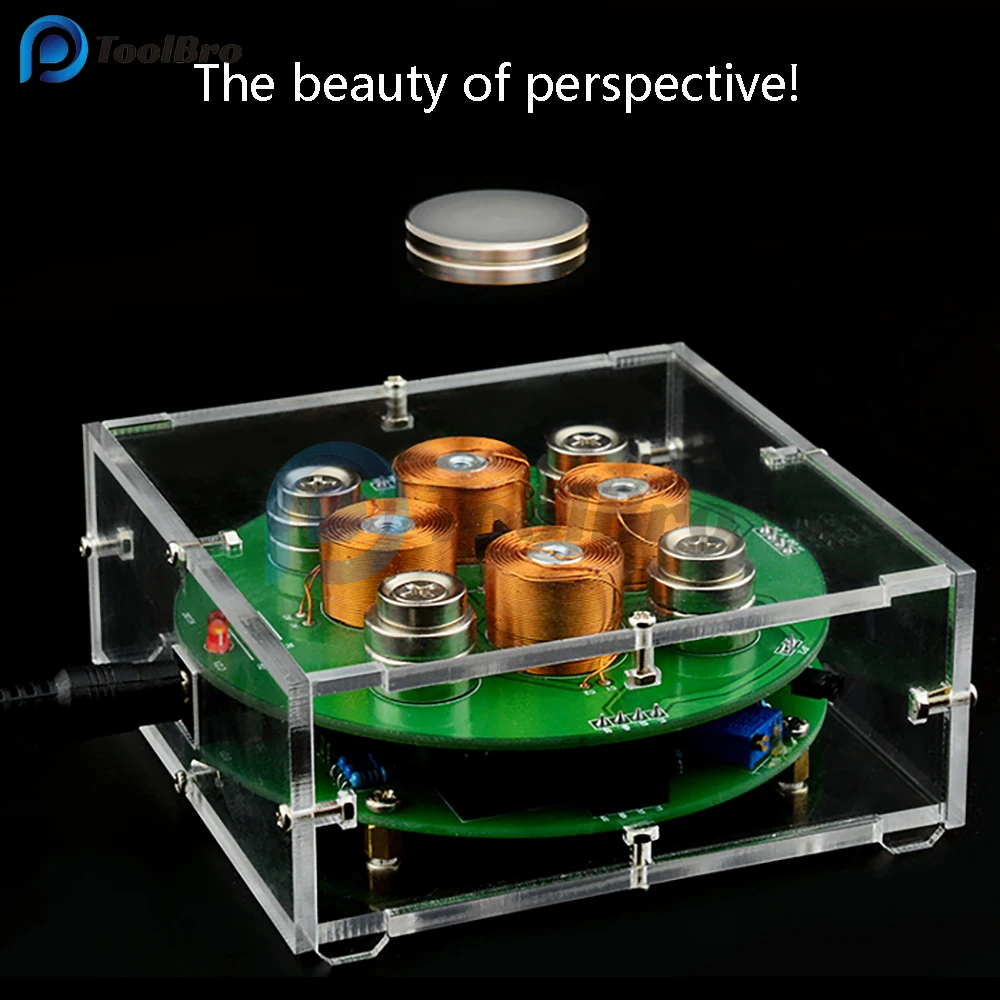 Electronic-Magnetic-Levitation-Kit-Push-down-Maglev-Creative-Toy ...