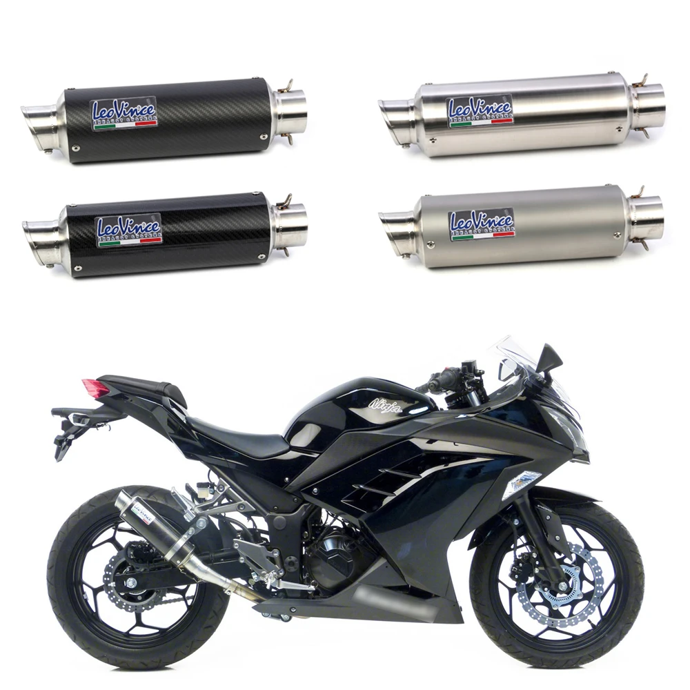 E-mark-Motorcycle-Slip-on-Exhaust-Pipe-Scooter-Muffler-with-Removable ...