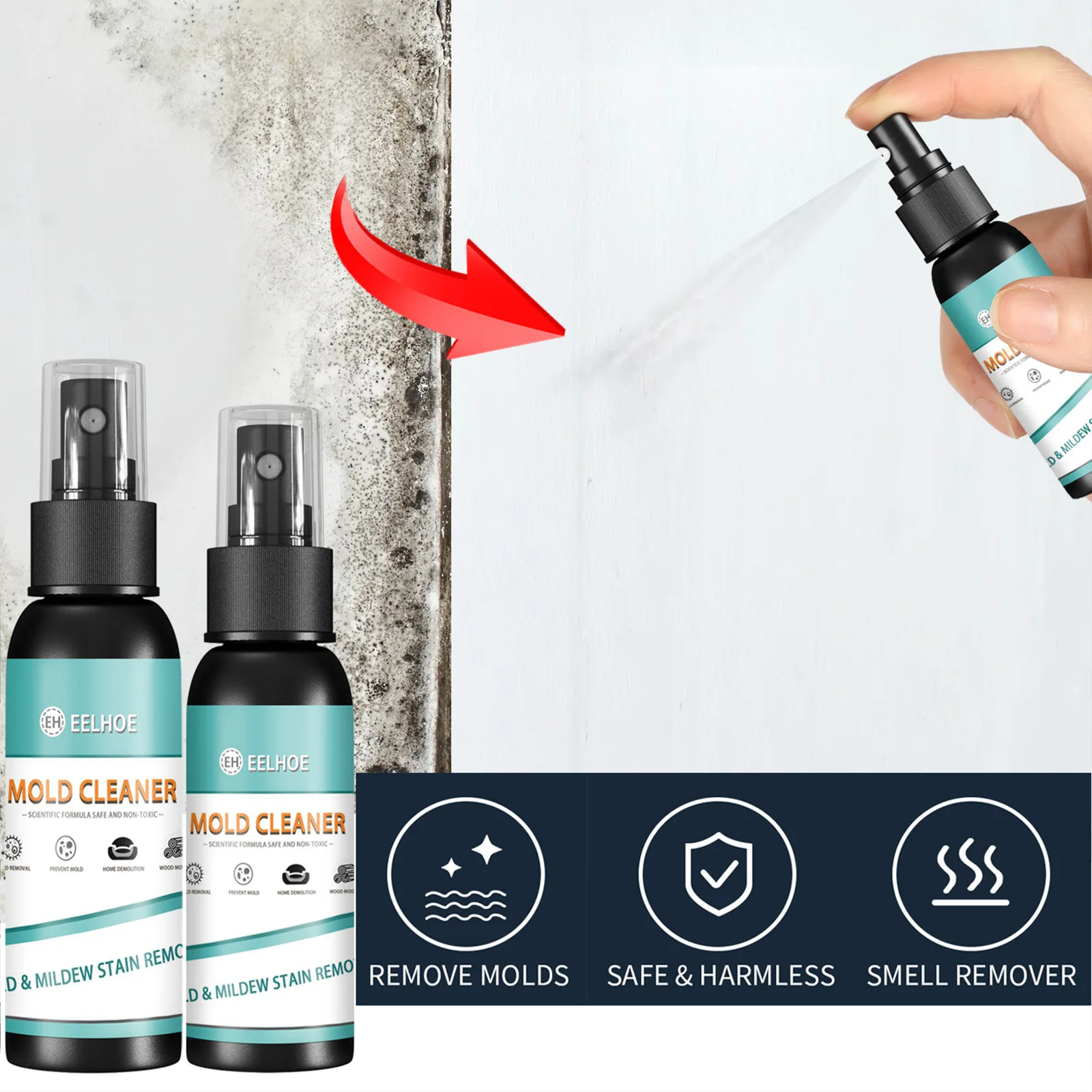 High efficiency Mold Remover Spray Mold remover to prevent mold ...