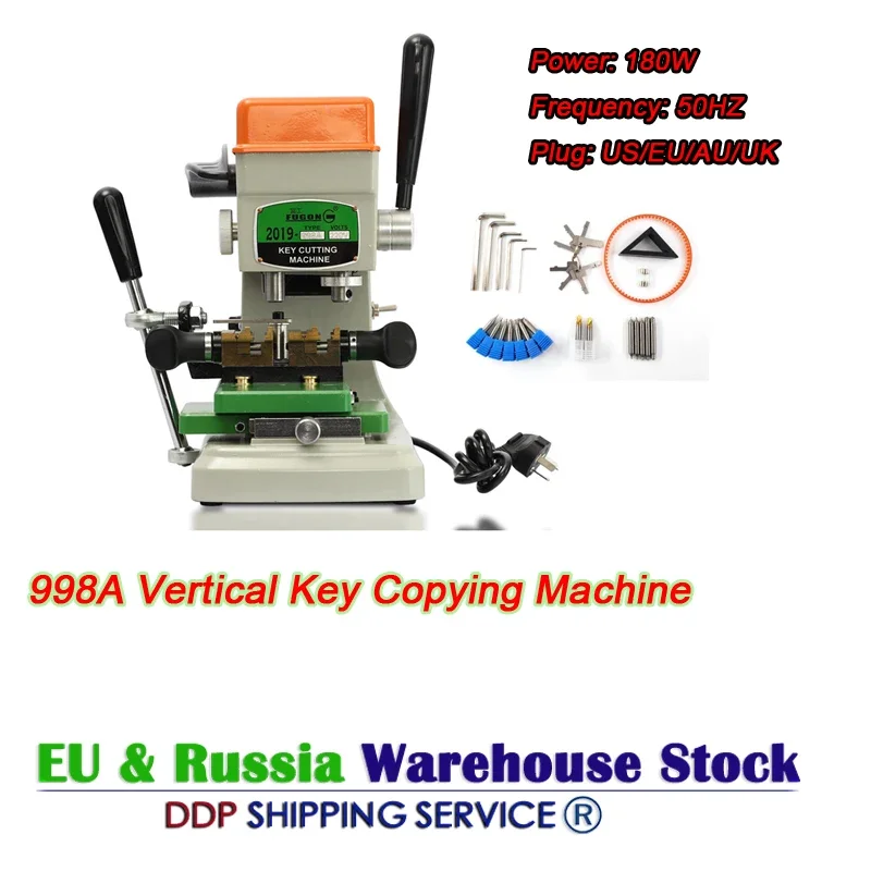 220V-Vertical-Key-Cutting-Machine-998A-Key-Cutter-Copy-Duplicating ...