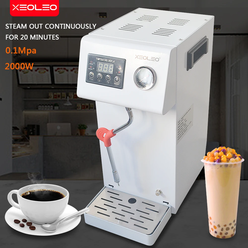 XEOLEO 2000W Commercial Intelligence Steam Milk Froth Machine 5L Steam ...