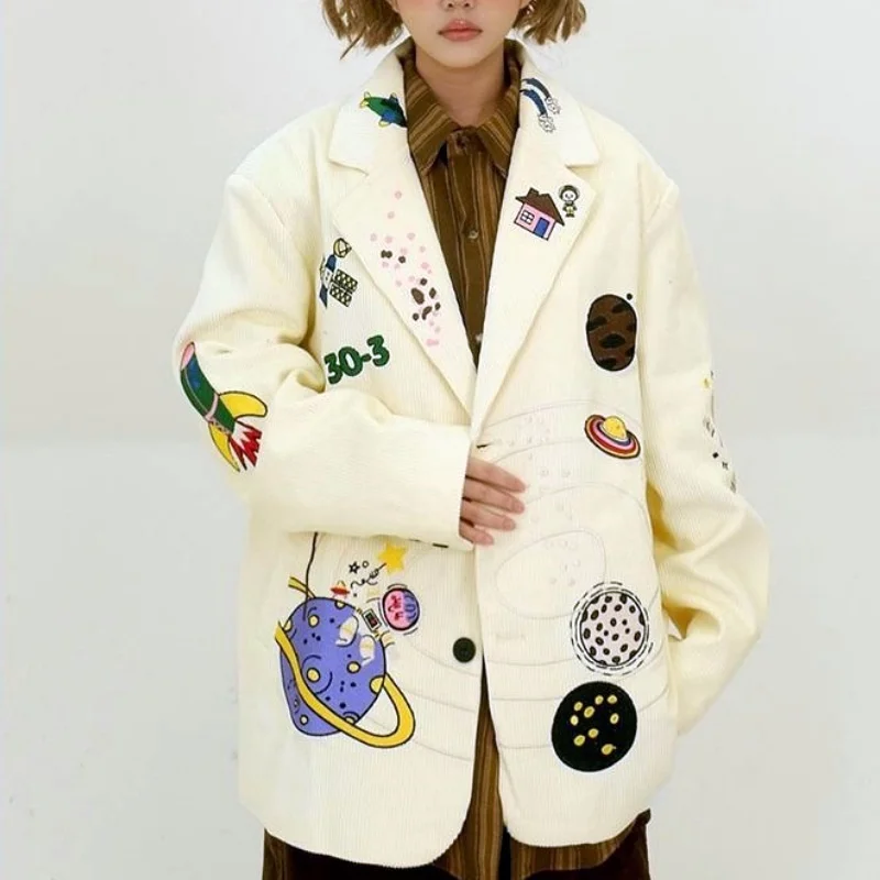 Oversized-Coat-Women-Jacket-Sacos-Mujer-British-Style-Funk-Geek ...