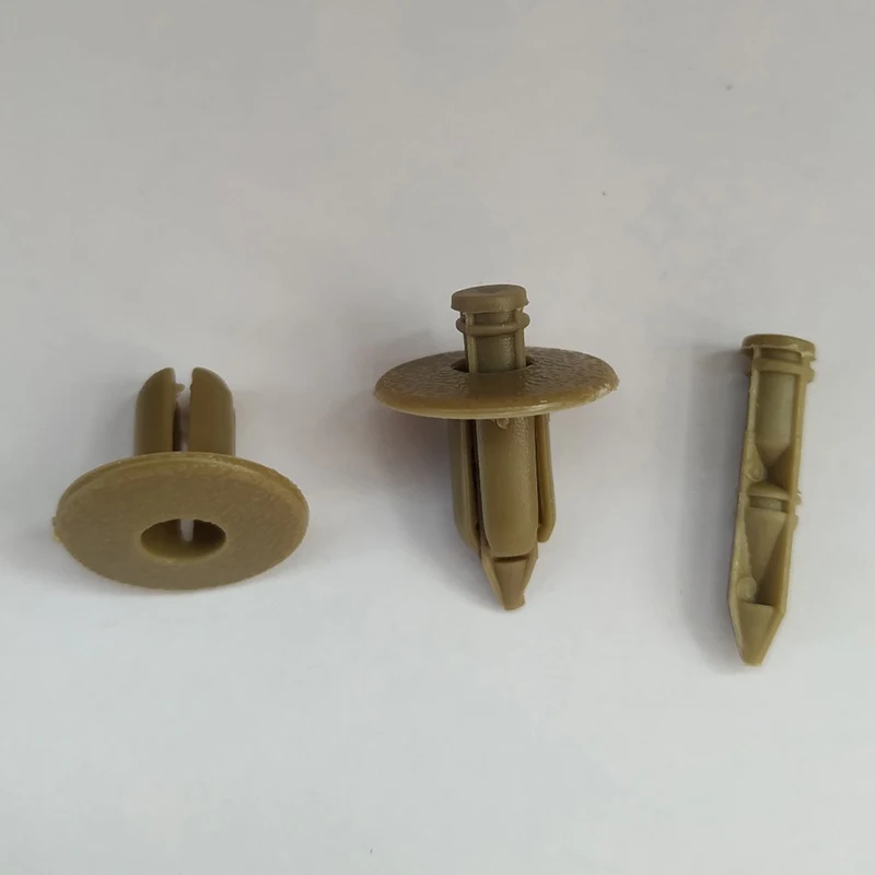 50Pcs-Car-Fastneres-Clisp-Rivet-Trim-Panel-Fastener-Clips-Door-Beige ...
