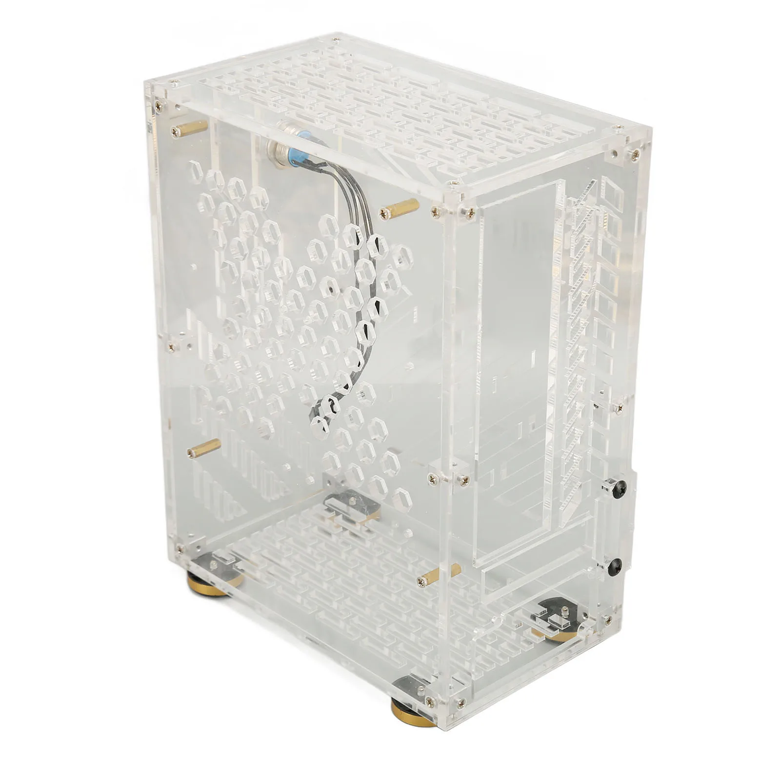 Mini-ITX-Case-4-3L-Clear-Acrylic-Panel-360-Degree-Cooling-Heat ...
