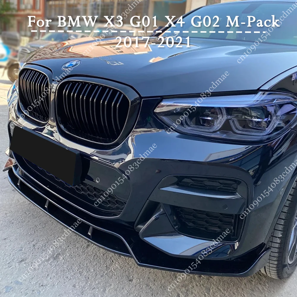 Front Bumper Splitter Lip For BMW X3 X4 G01 G02 30i 20i 25d M40i M40d M ...