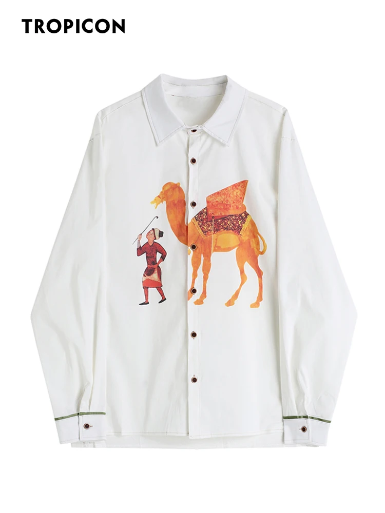Camel Button Shirt | Camel Designer Clothing | Camel Womens Shirts ...