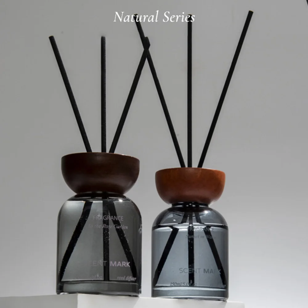 Juego de difusores de vidrio con palo, difusor de Aroma de fragancia para el hogar, Baño ...