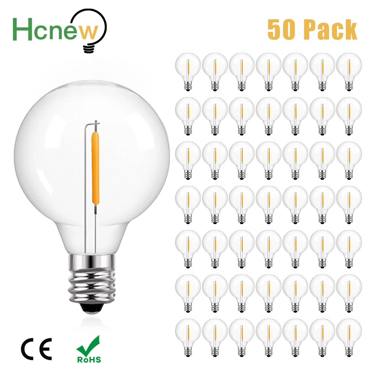 Retro G40 Shatterproof Led bulb Light 220V 110V E12 Filament Lamp ...