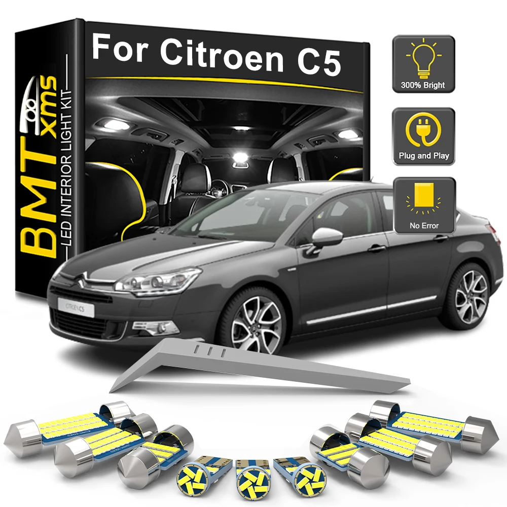 BMTxms-LED-Interior-Light-Bulb-Kit-For-Citroen-C5-I-C5-II-2000-2013 ...
