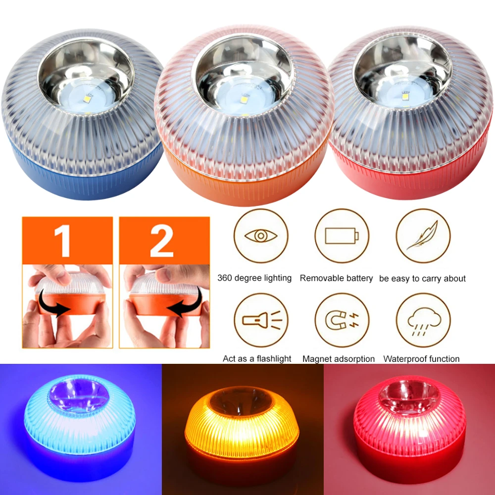 Car-Emergency-Light-Rechargeable-LED-Flashlight-Magnetic-Induction ...