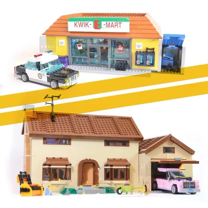 Bloques-de-construcci-n-de-supermercado-de-Los-Simpsons-juguete-de ...