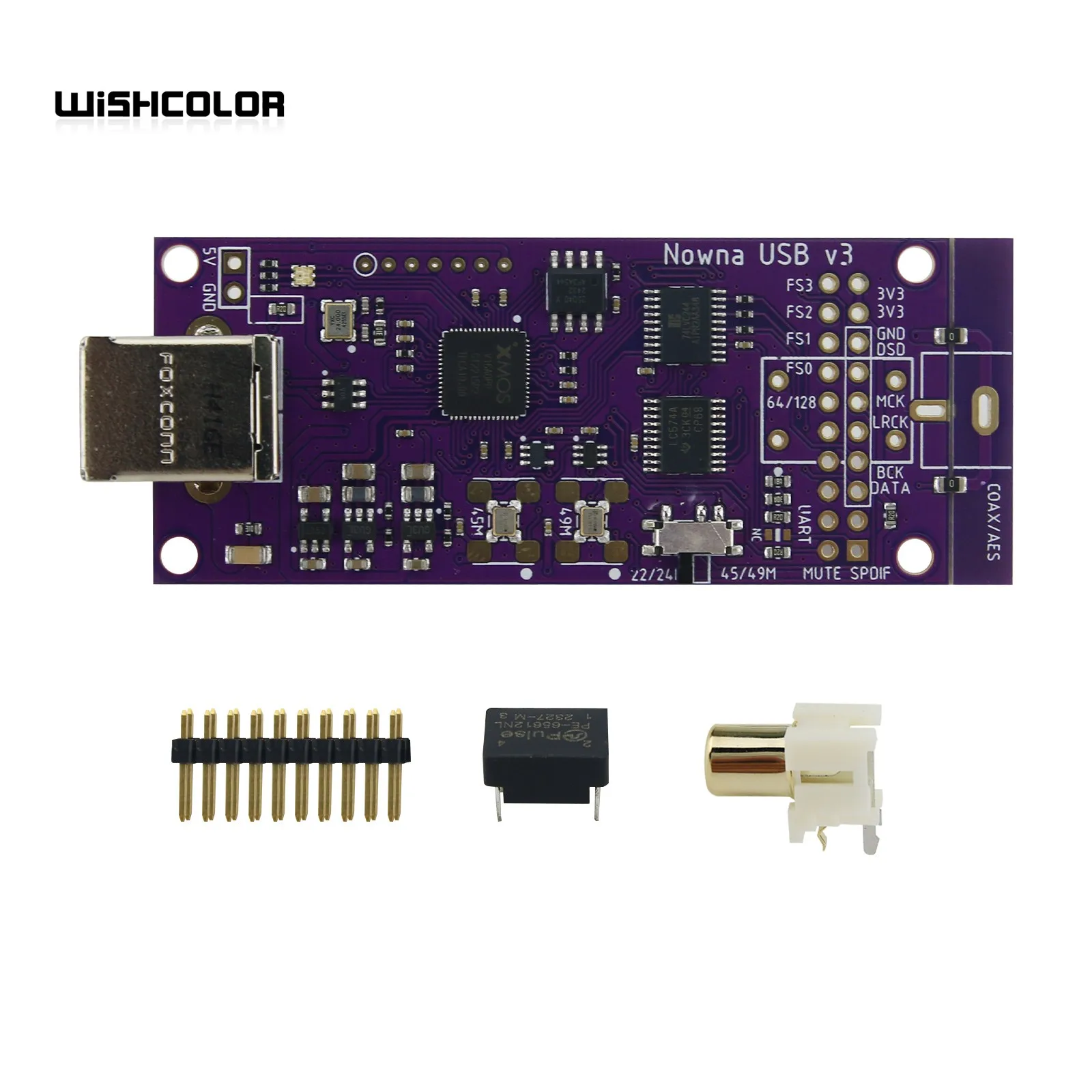 Wishcolor Nowna XU316 USB Audio Interface USB Interface Digital ...
