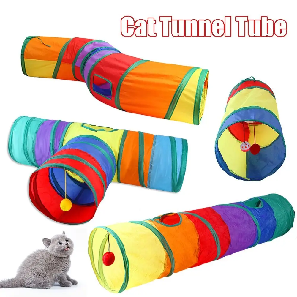 Pet-Supplies-Cat-Play-Tunnel-Tube-Collapsible-Hamster-House-Tunnel-For ...