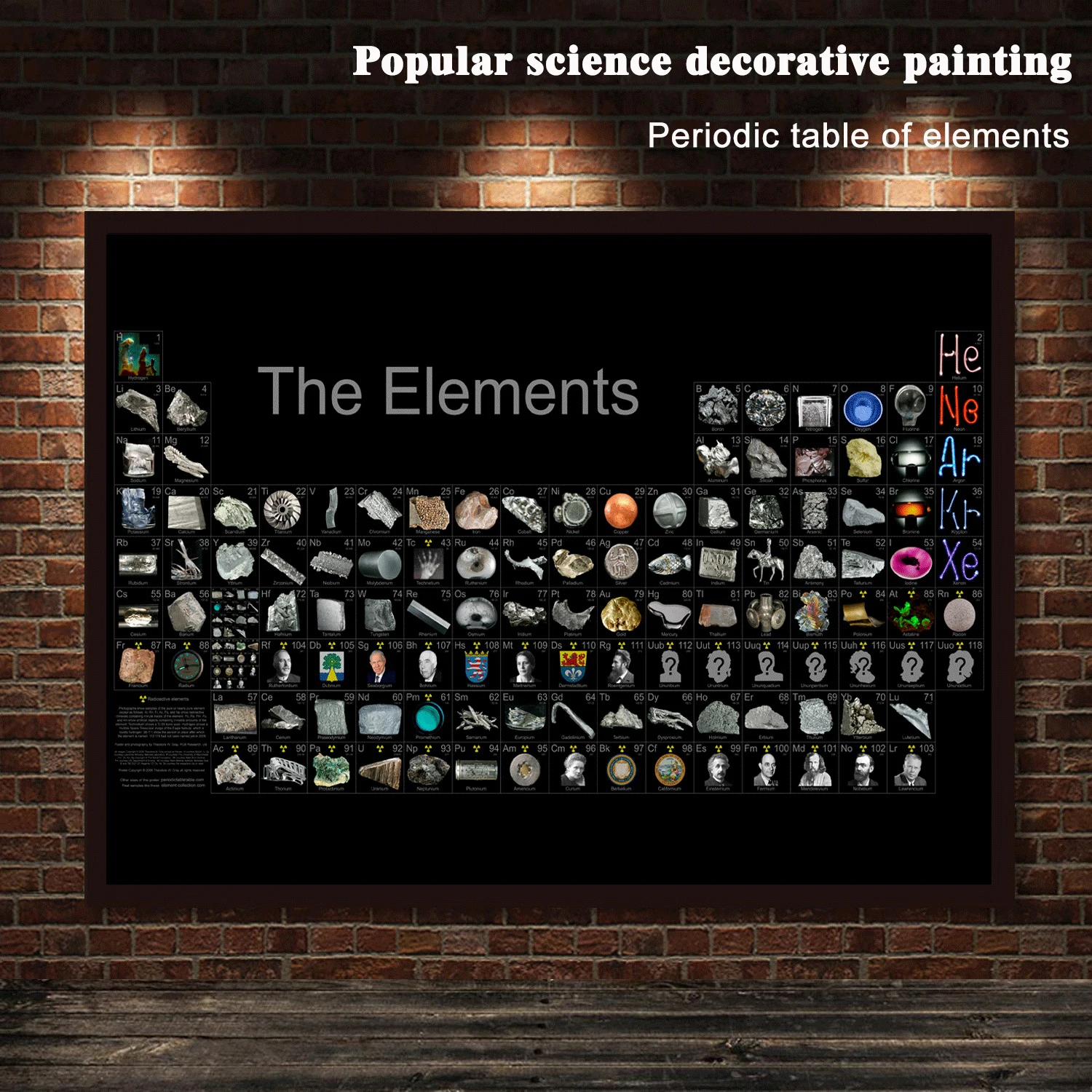 Periodic Table Cartoon Wall Art: The Perfect Blend of Science and Style ...