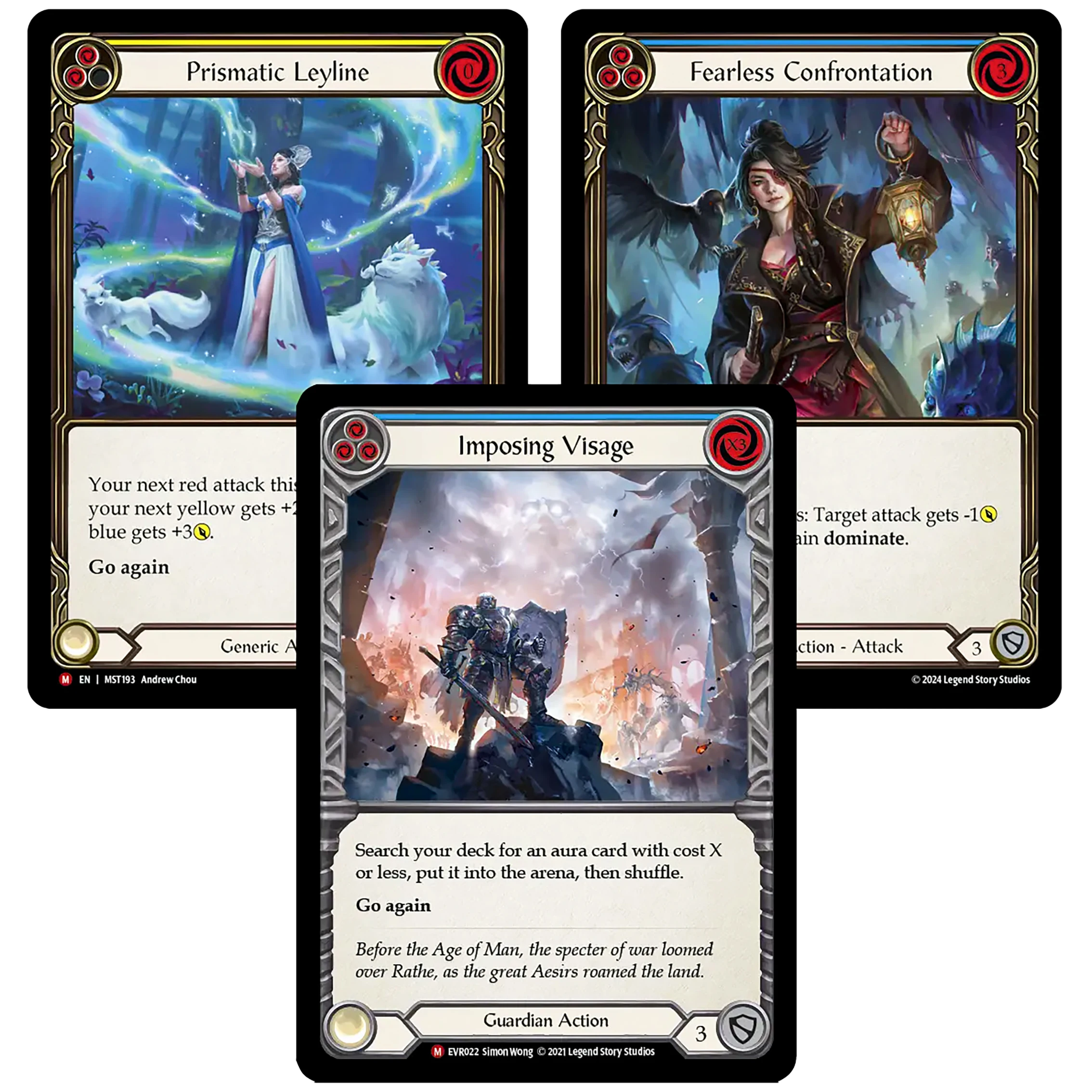 FAB Regular Card Everfest-EVR022 Imposing Visage Mastery Pack Guardian ...