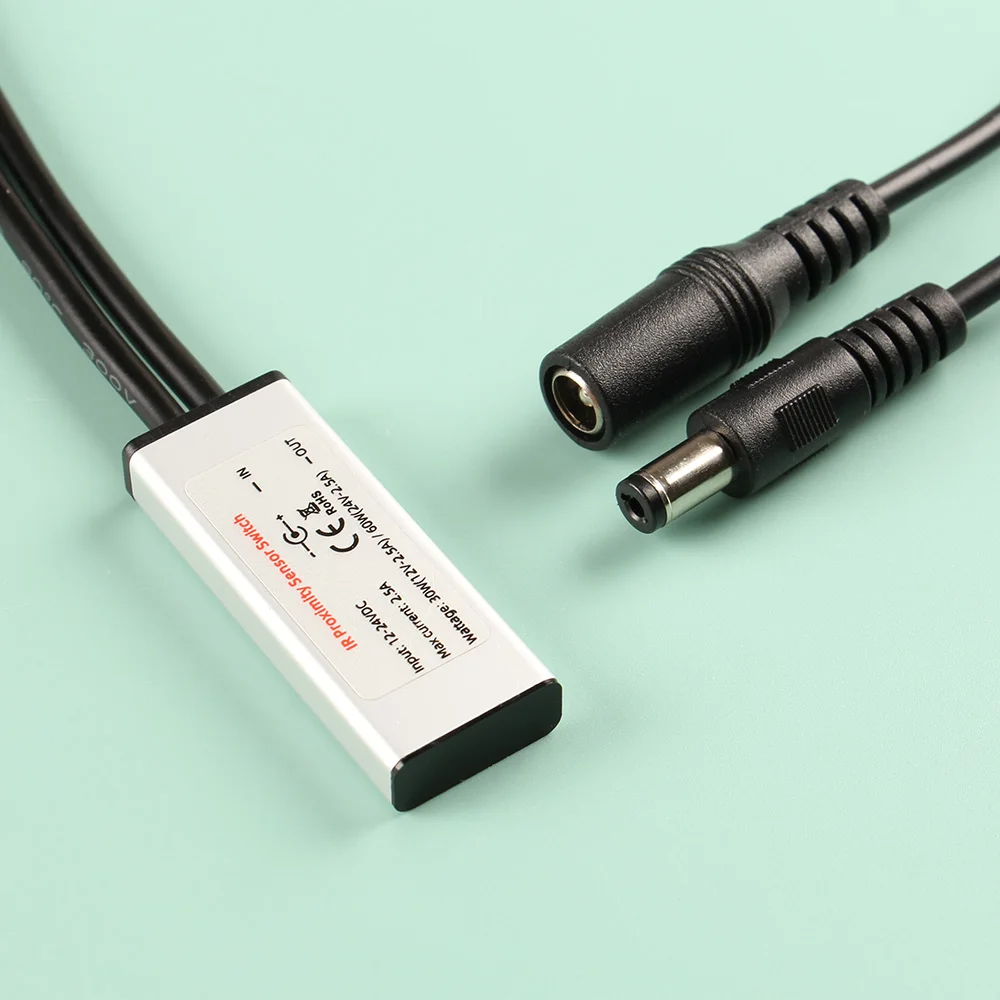 DC12-24V Door Switch Aluminum Housing IR Motion Sensor Proximity Switch ...